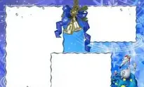 Free Frame With Nice Blue Border Face Swap