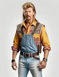 Joe Dirt Outfit Face Swap