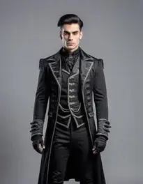 Mens Gothic Fancy Dress Face Swap