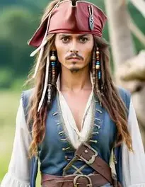 Free Female Jack Sparrow Face Swap