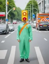 Traffic Signal Fancy Dress Face Swap