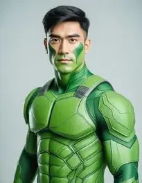 Free Green Army Man Cosplay Face Swap