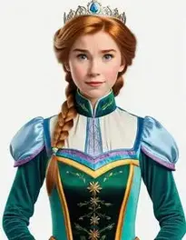Free Princess Anna Costume Woman Face Swap