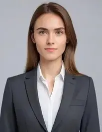 Free Woman Dark Suit Dress Code Face Swap