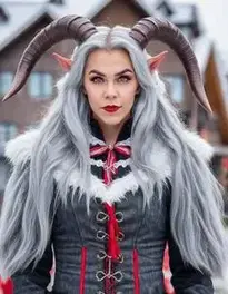 Free Krampus Cosplay Female Face Swap