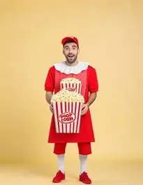 Popcorn Fancy Dress Face Swap