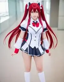 Rias Gremory Cosplay Face Swap