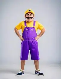 Wario Cosplay Face Swap