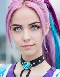 Free Jinx Arcane Cosplay Face Swap