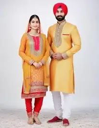 Punjabi Traditional Dress Male And Girl Face Swap