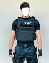 Swat Halloween Costume Male Face Swap