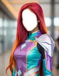 Starfire Cosplay Face Swap