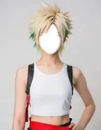Bakugou Genderbend Cosplay Face Swap