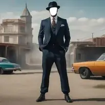 Free Gangster Outfit Face Swap
