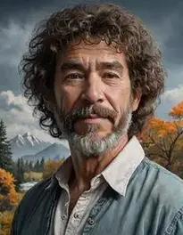 Bob Ross Halloween Face Swap