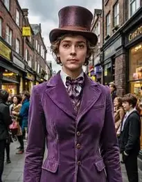 Violet Charlie And The Chocolate Factory Face Swap