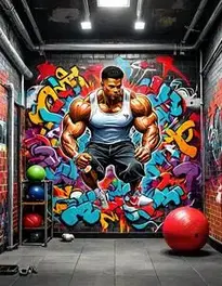 Free Graffiti Gym Wallpaper Add Your Photos