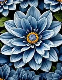 Free Large Blue Flower Wallpaper Add Your Photos