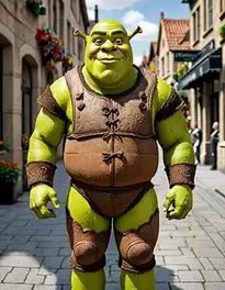 Free Gingerbread Man Shrek Fancy Dress Face Swap