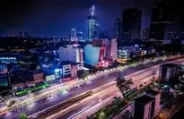 Jakarta Indonesia Night Cityscape Wallpaper Add Your Photos