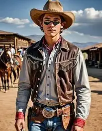 Cowboy Outfit Face Swap