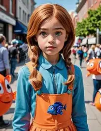 Free Darla Finding Nemo Face Swap
