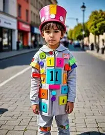 Numberblocks Fancy Dress Face Swap