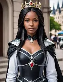 Free Black Queen Cosplay Face Swap