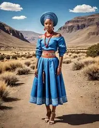 Sotho Traditional Attire For Ladies Face Swap