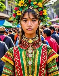 Free Panagbenga Festival Costume Simple Face Swap