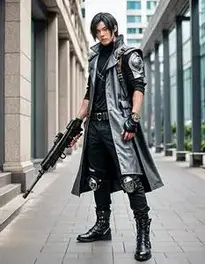 Free Gun Fiend Aki Cosplay Face Swap