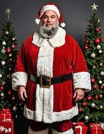 Plus Size Santa Suit Face Swap