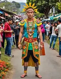 Panagbenga Festival Costume For Male Face Swap