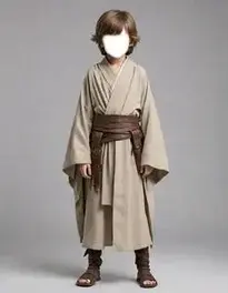 Jedi Costume Boy Face Swap