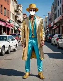 Free Pimp Costume Man Face Swap