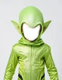 Free Boy Alien Costume Fancy Dress Face Swap