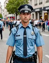 Funny Police Outfit Face Swap