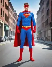 Free Real Superhero Costume Adults Face Swap