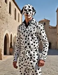 Dalmatian Man Face Swap