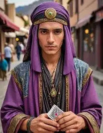 Male Fortune Teller Face Swap