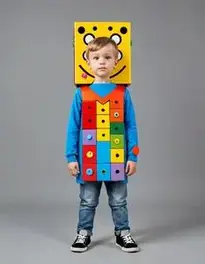 Numberblocks Fancy Dress Costume Face Swap