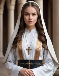 Priest Costume Female Face Swap