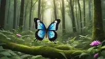 Free Butterfly Forest Wallpaper Add Your Photos