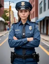 Woman Cop Face Swap
