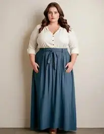 Plus Size Western Fashion Face Swap