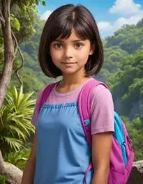 Dora Explorer Face Swap