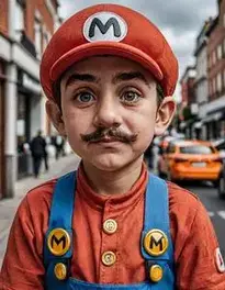 Super Mario Halloween Face Swap