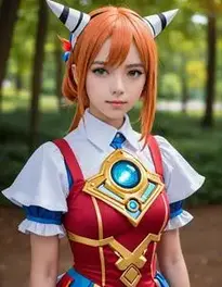 Free Mimi Digimon Cosplay Face Swap