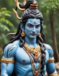 God Shiva Costume Male Middle Aged Face Swap
