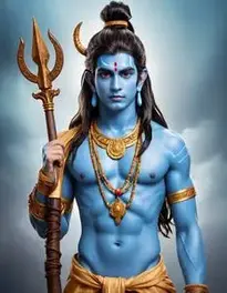 God Shiva Costume Male Middle Aged Face Swap